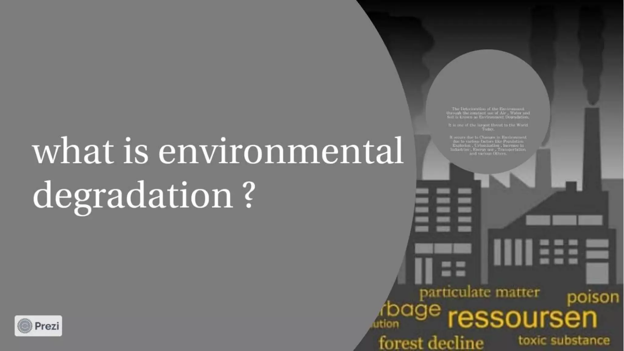 Causes and impact of environmental degradation | PPTX