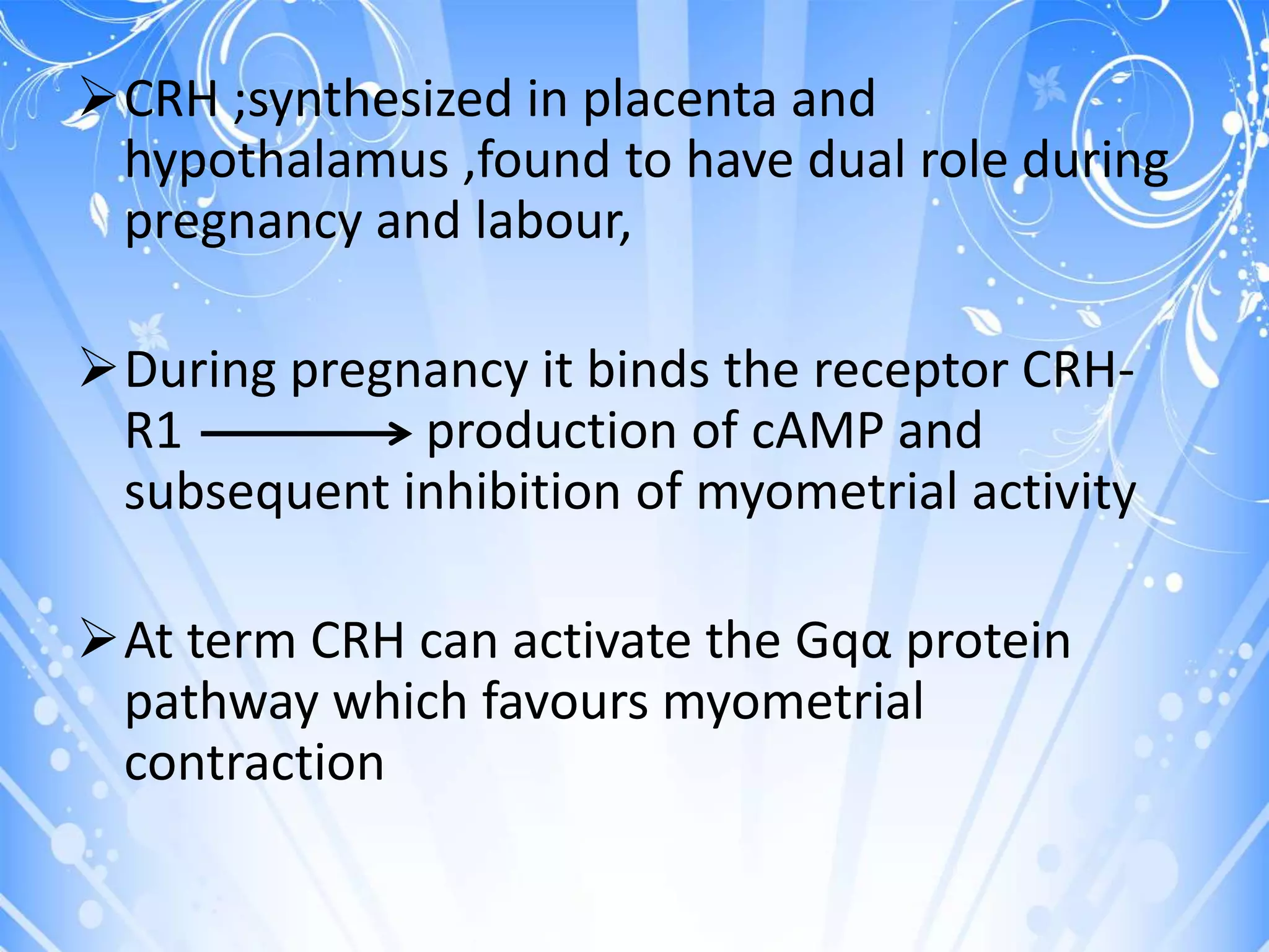 Causes and onset of labour | PPTX