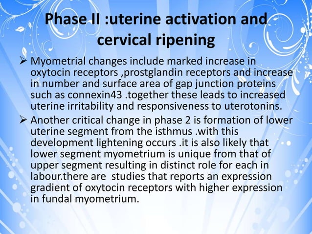 Causes and onset of labour | PPTX | Pregnancy | Reproductive Health
