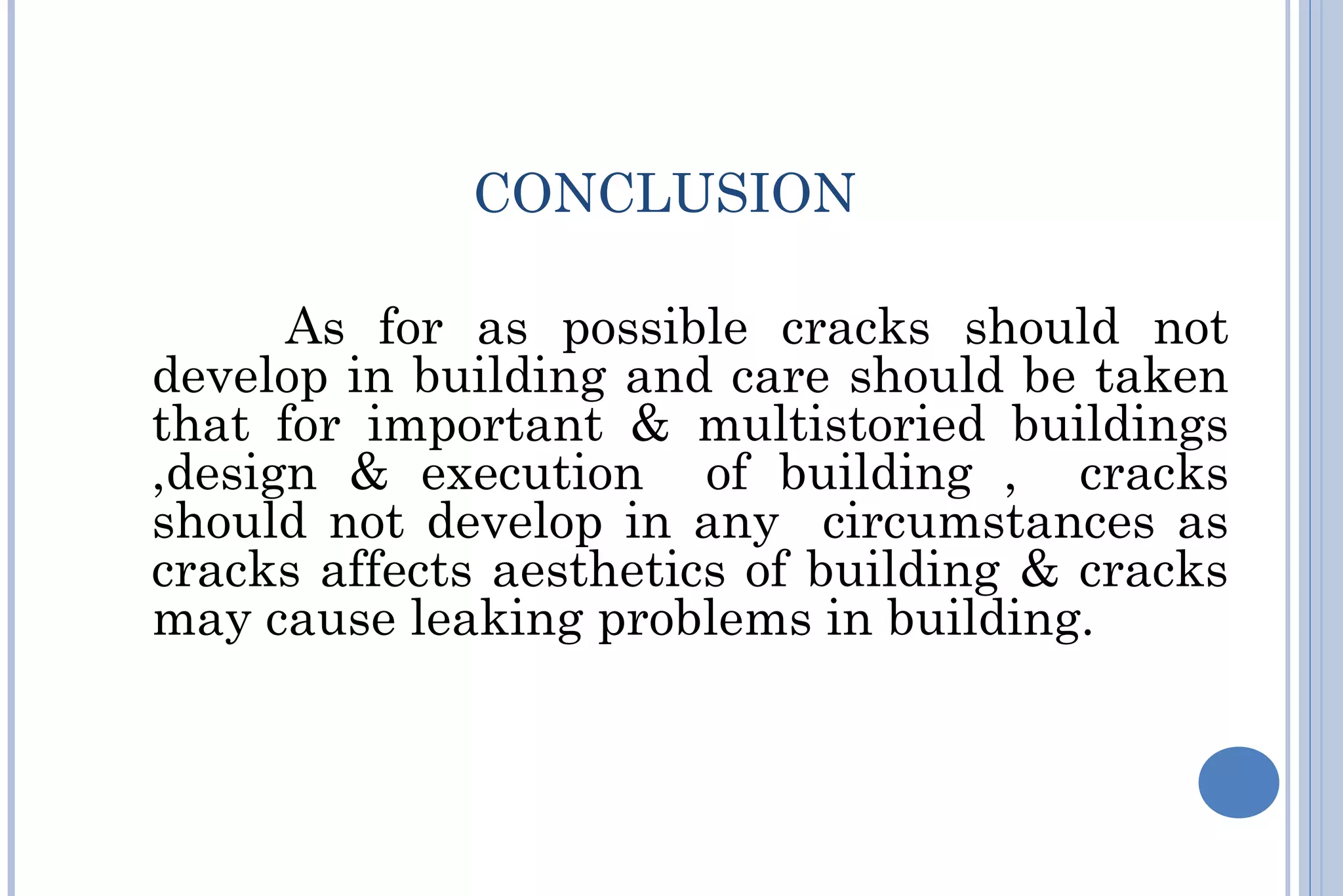 Causes and prevention of cracks in buildings | PPT
