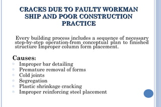 Causes and prevention of cracks in buildings | PPT
