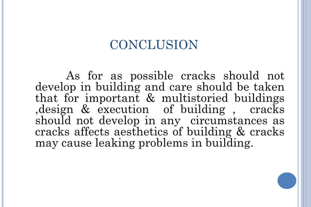 Causes and prevention of cracks in buildings | PPT | Civil Engineering ...