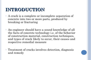 Causes and prevention of cracks in buildings | PPT