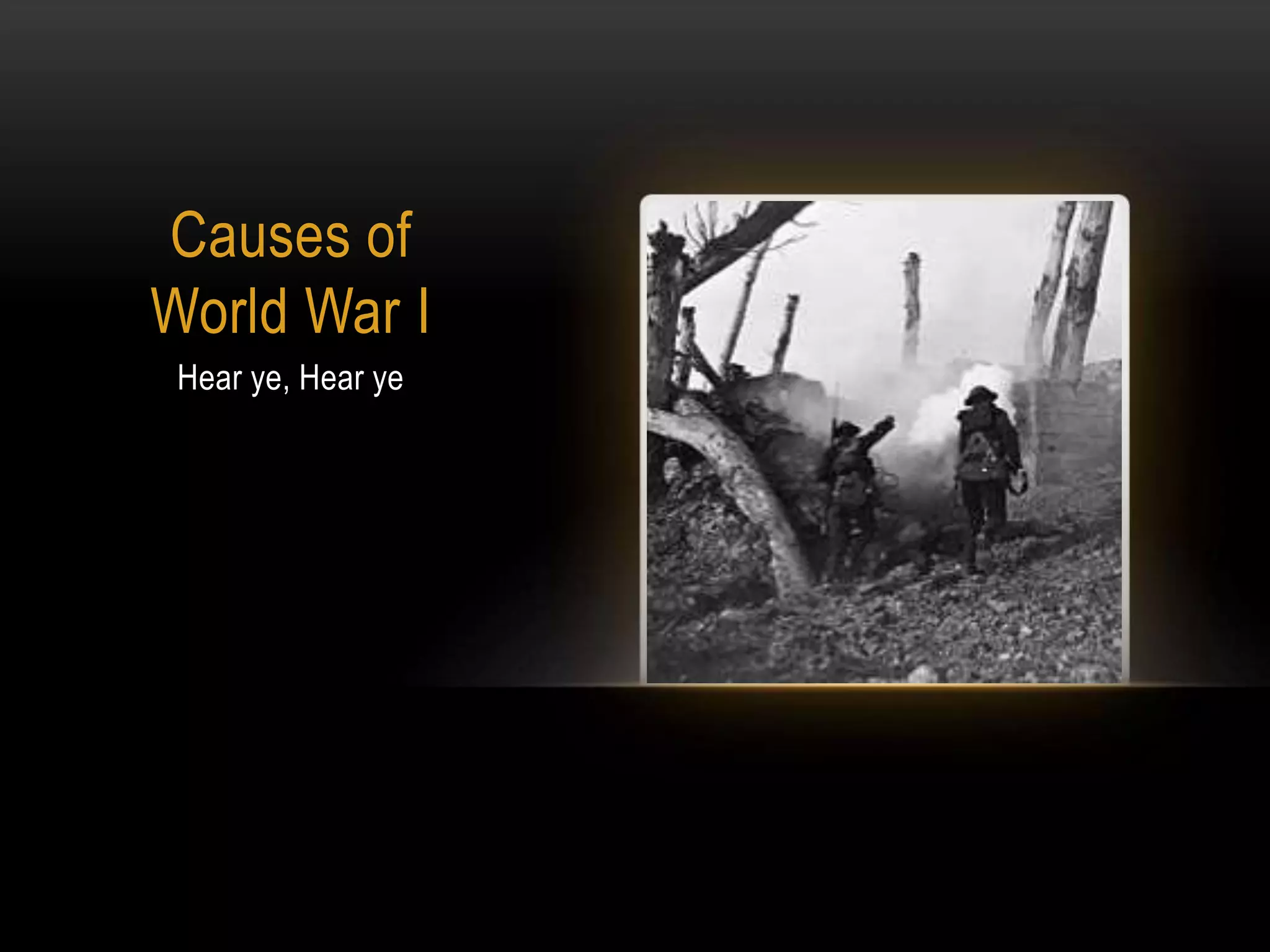 Causes and results of world war i 2015 | PPT