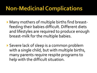 Causes & Complications Of Multiple Births | PPT