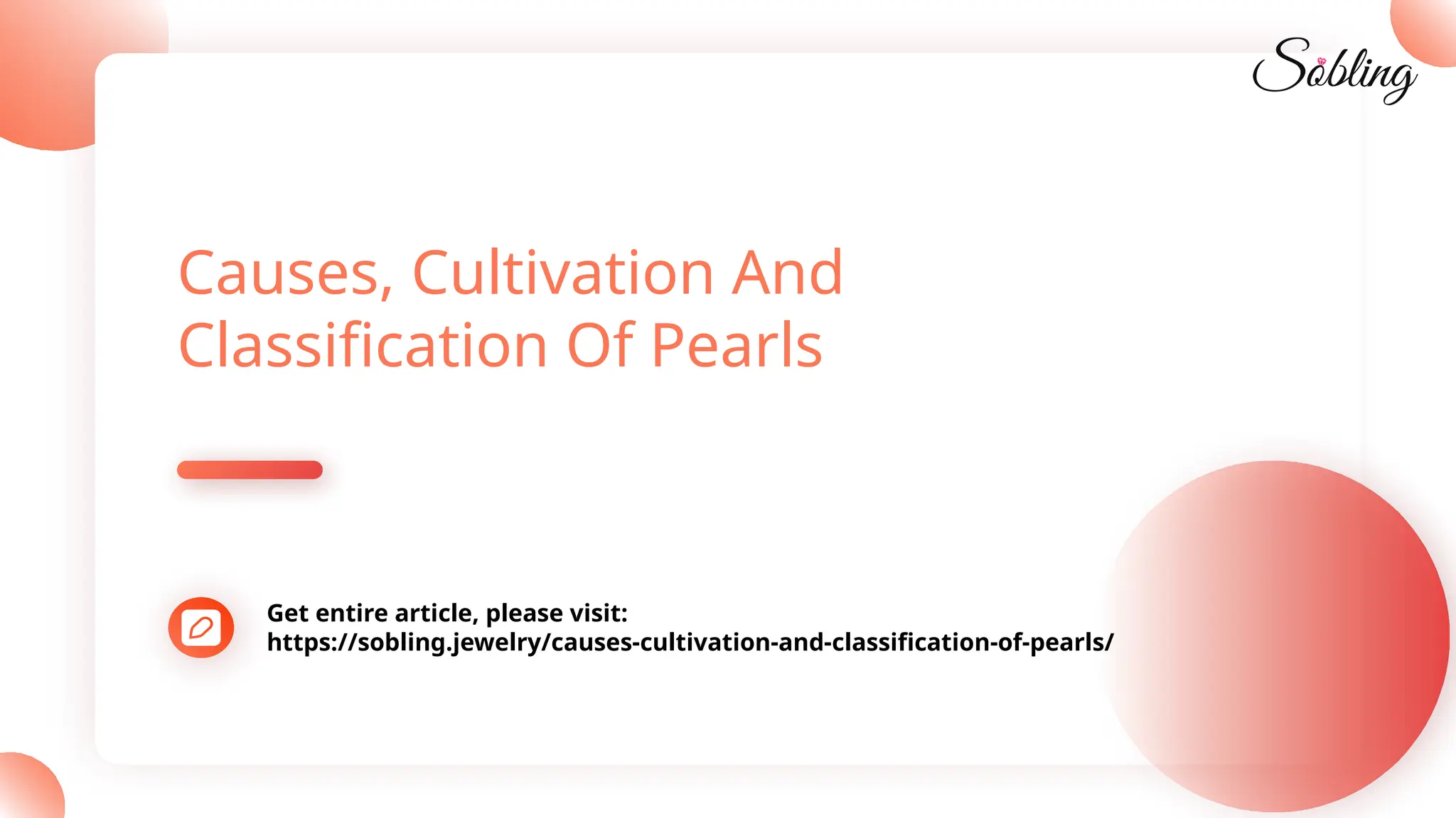 Causes, Cultivation And Classification Of Pearls.pptx