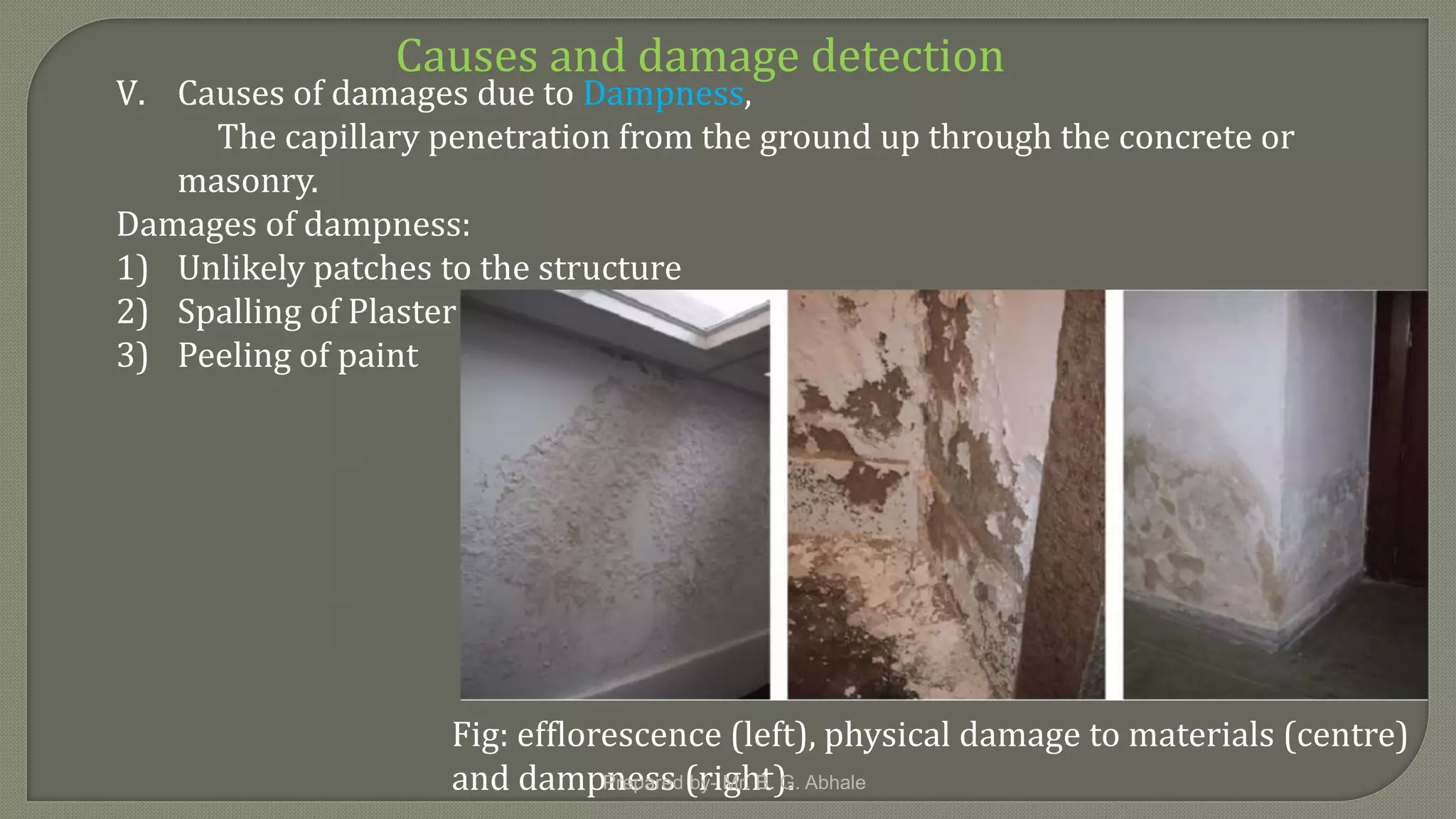 Causes & Damage Detection | PPT