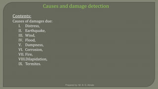 Causes & Damage Detection | PPT