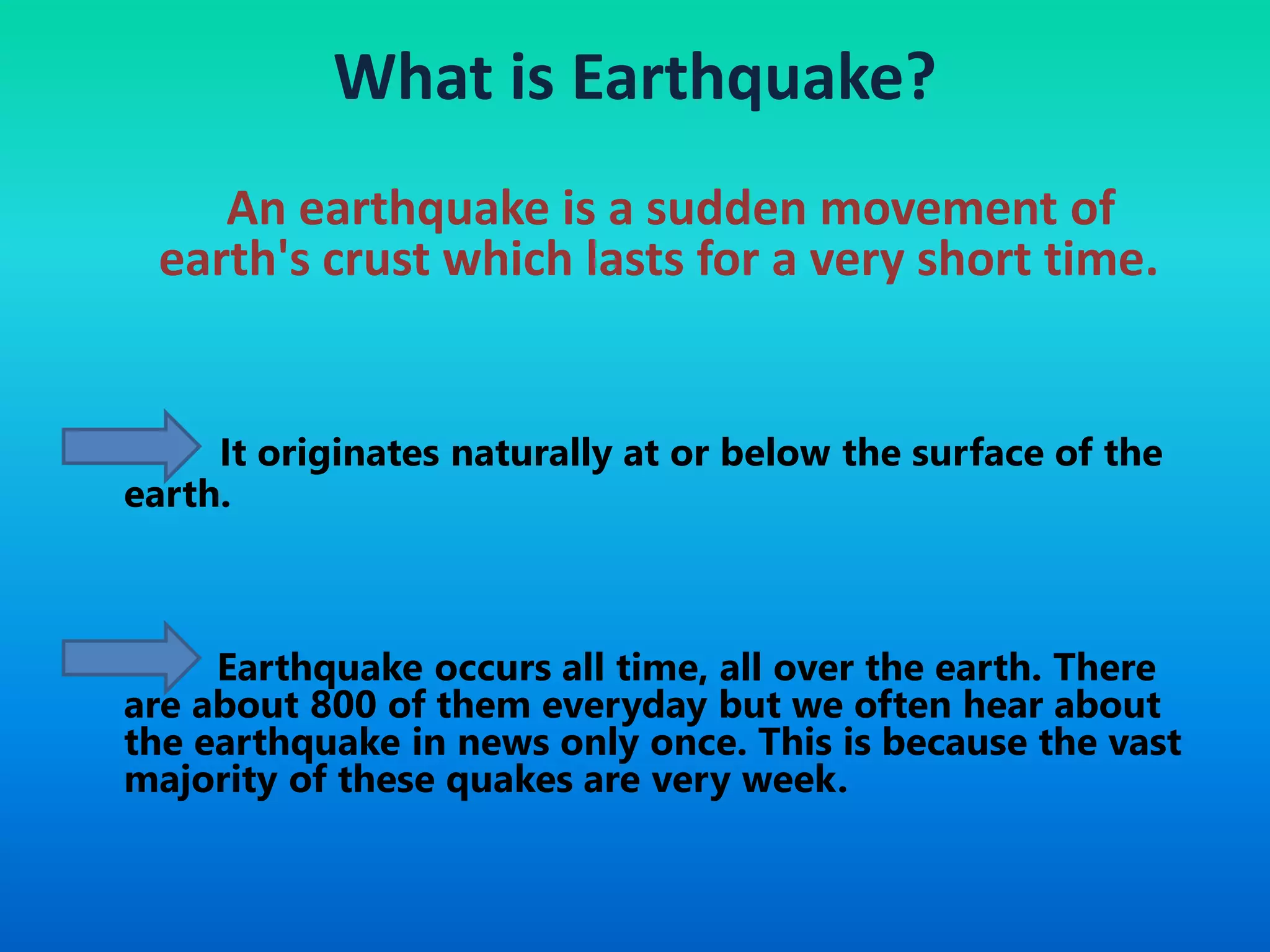 Causes, Effects and Precautions against Earthquake | PPTX