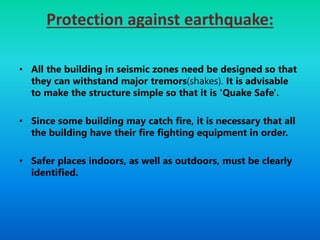 Causes, Effects and Precautions against Earthquake | PPTX