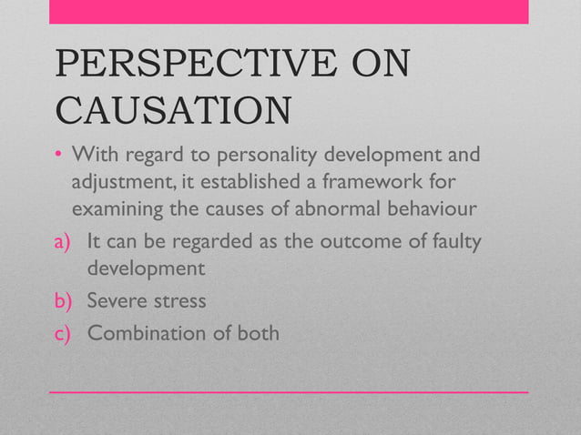 Causes Of Abnormal Behaviour causes-of-abnormal-behaviour