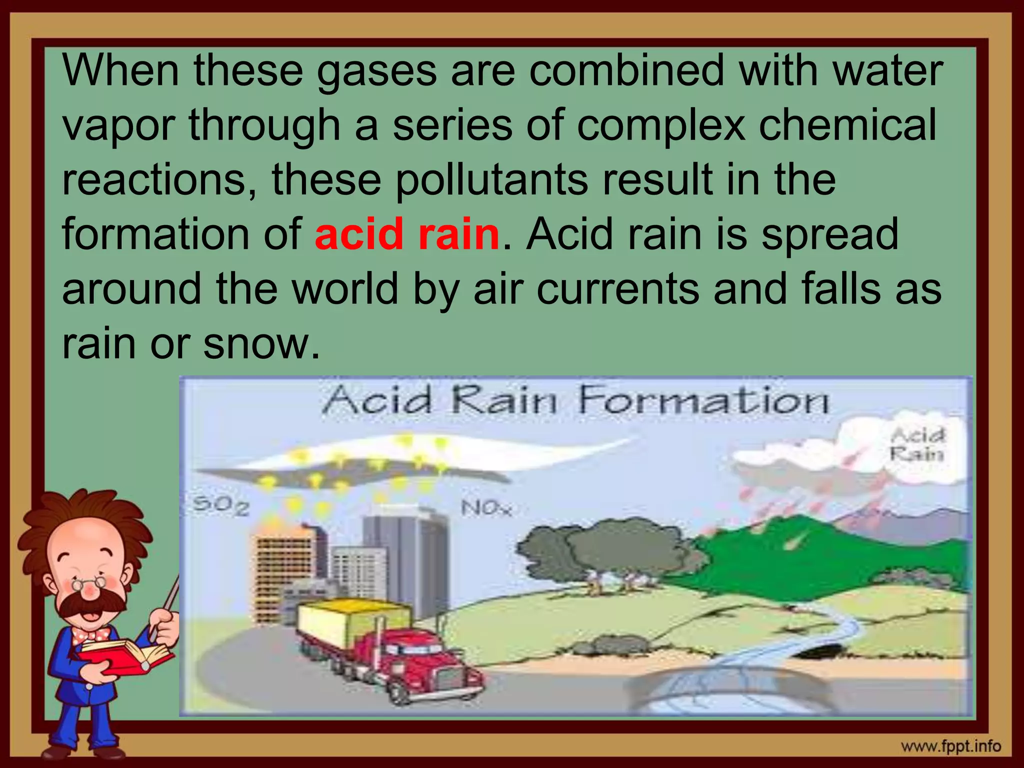 Causes of Acid Rain and Its Effects | PPTX