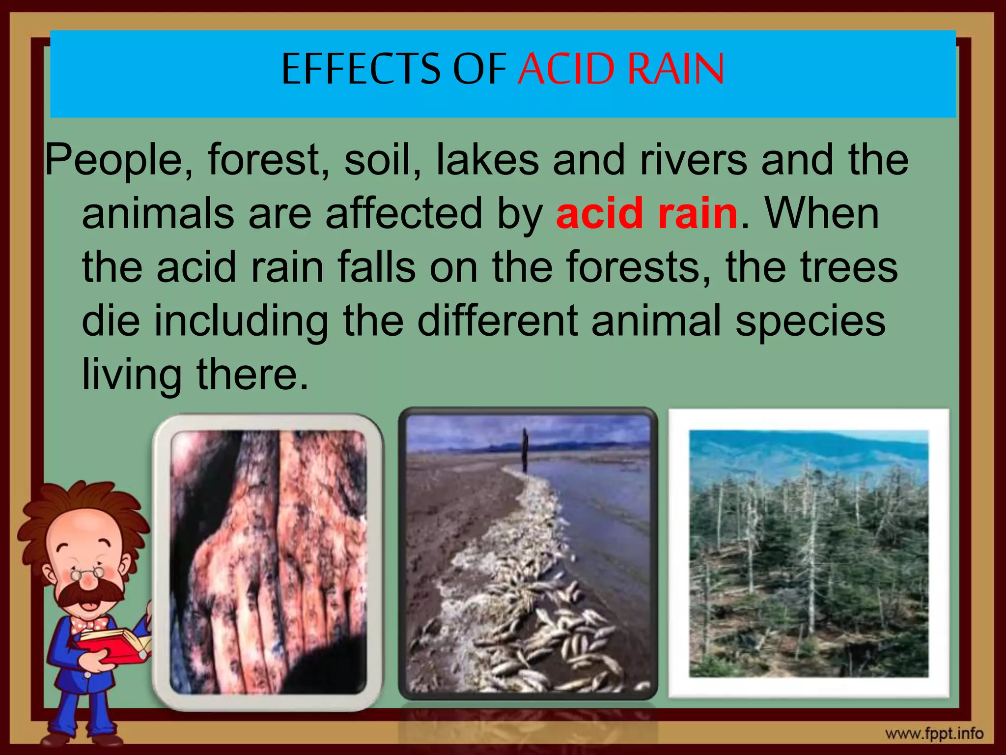 Causes of Acid Rain and Its Effects | PPTX