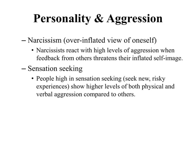 Causes of aggression copy | PPT