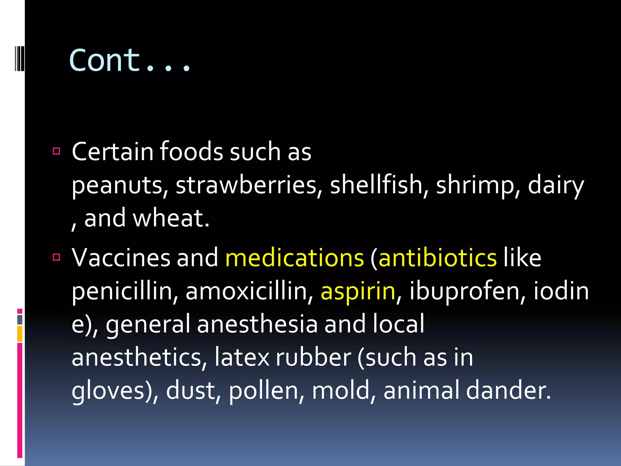 Causes of allergy | PPTX