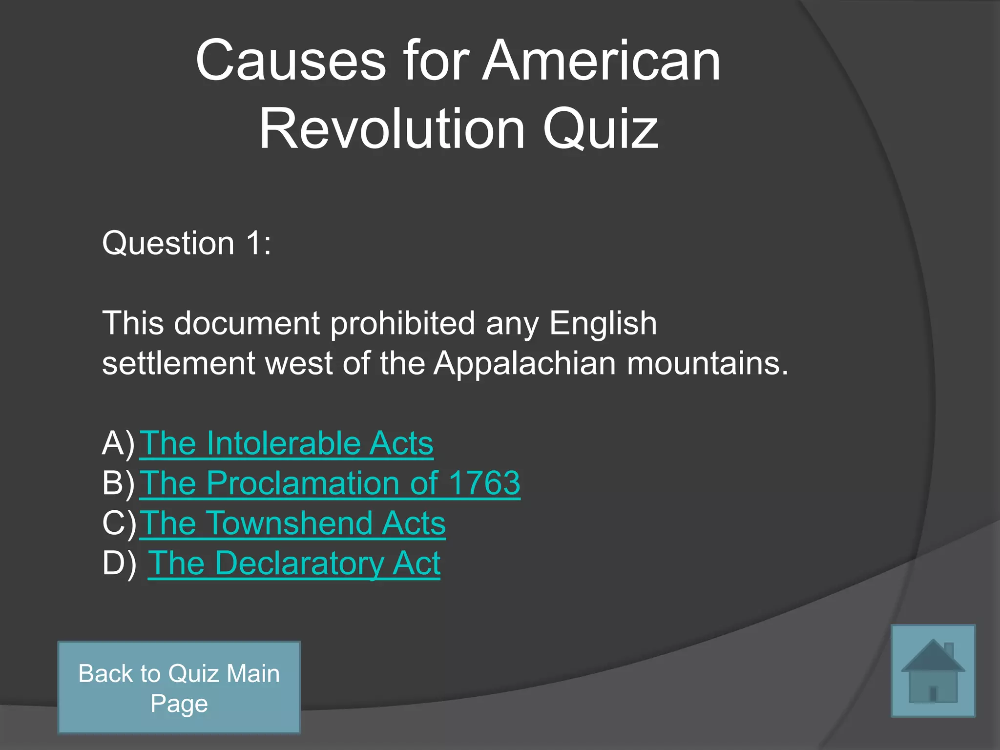 Causes of american revolution | PPTX
