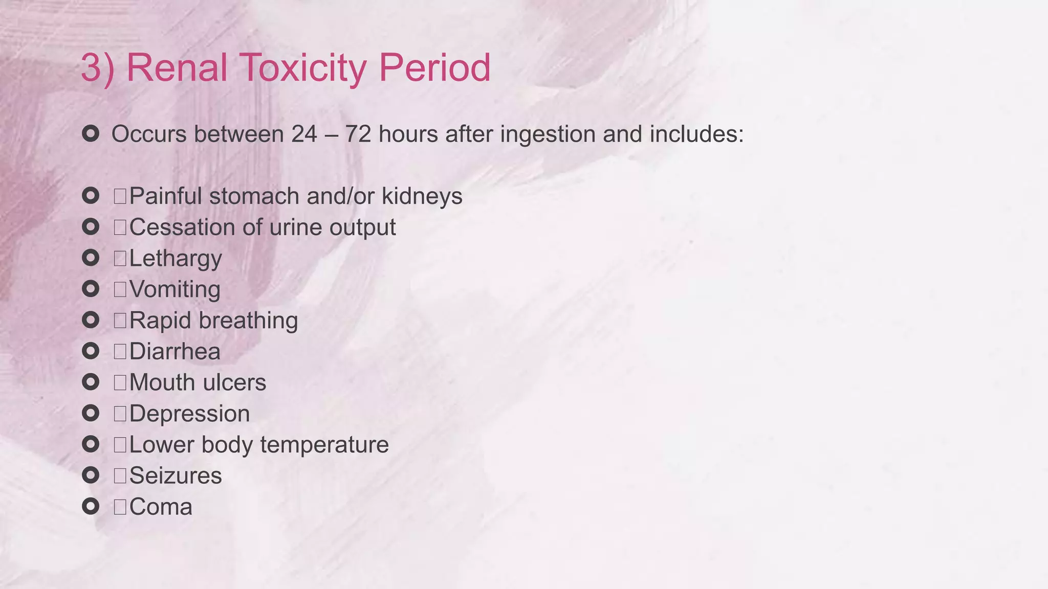 Causes, Symptoms and Treatment of Antifreeze Poisoning | PPTX