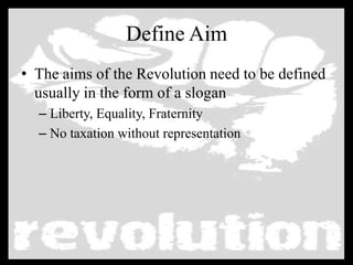 Causes of a revolution | PPT