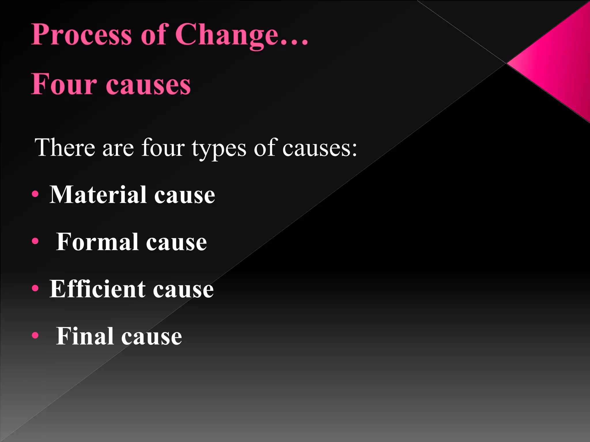 Causes of being | PPTX