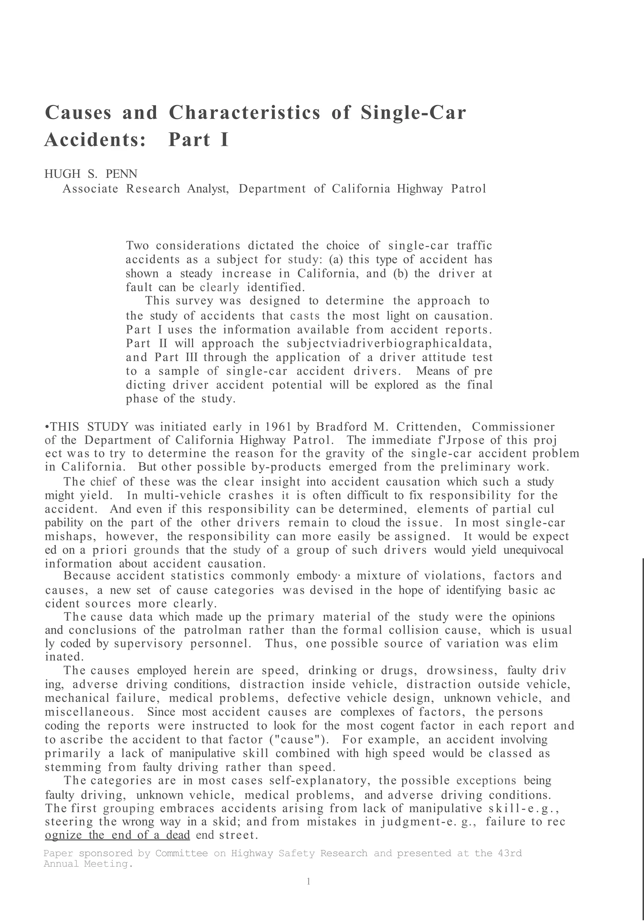 Causes of Car Accidents & Other Car Crashes.pptx