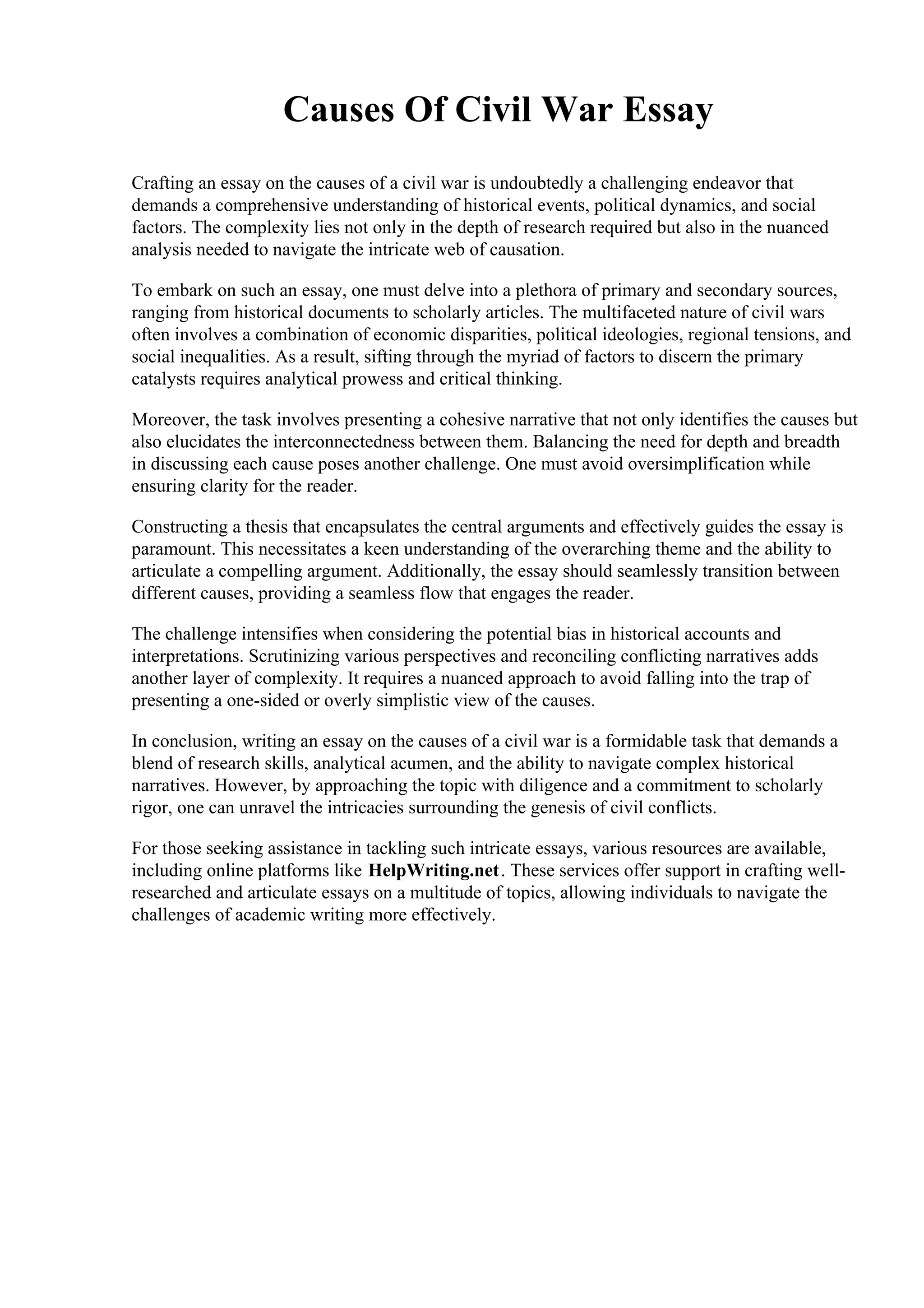 Causes Of Civil War Essay.pdf