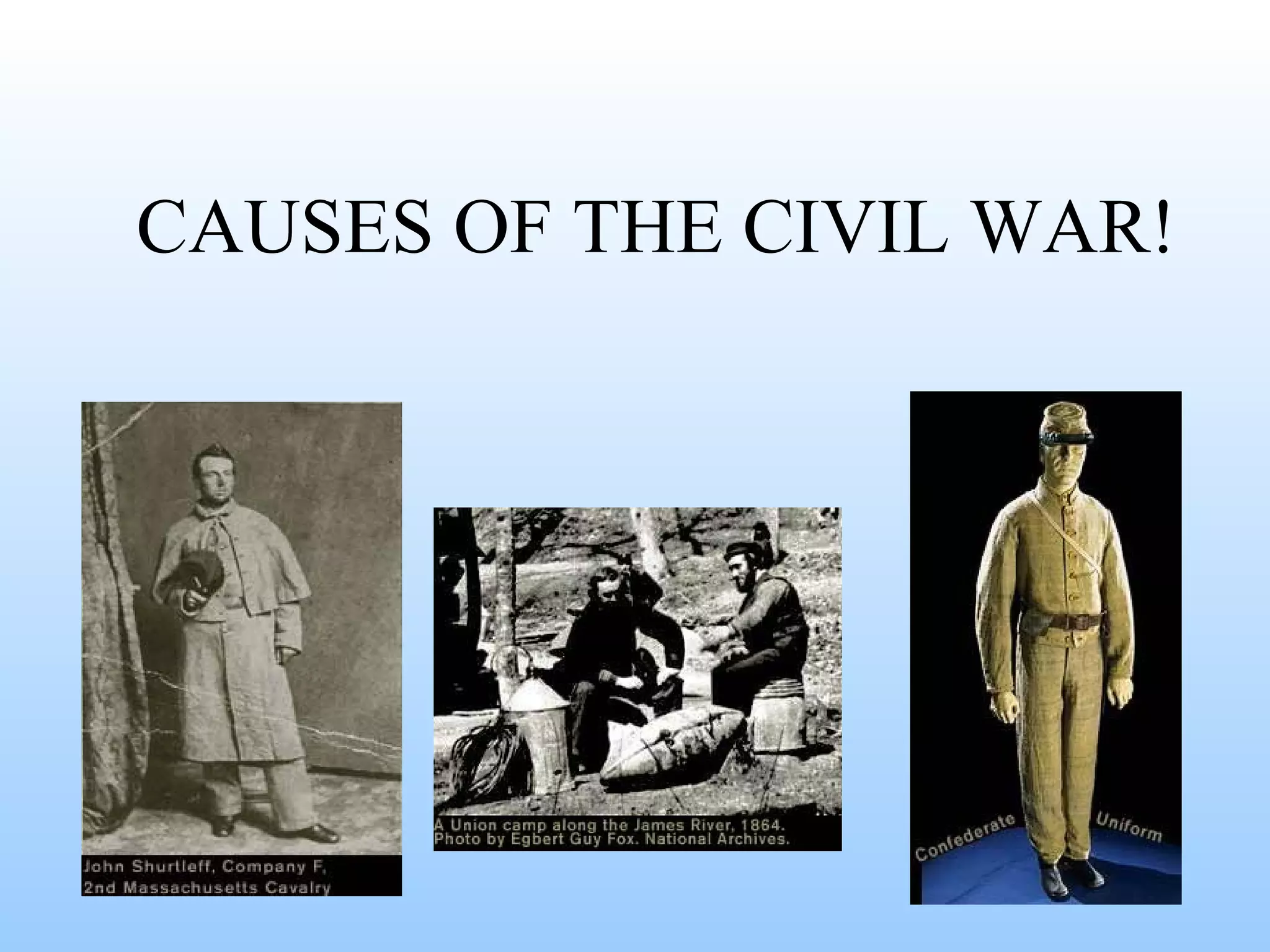 Causes of civil war smith | PPT
