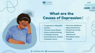 Causes of Depression - Biological, Psychological, and Environmental ...