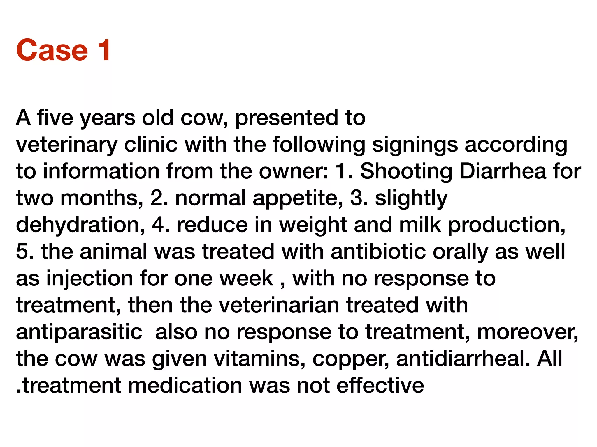 Causes of diarrhea in ruminants clinic 03:05:2020 | PDF