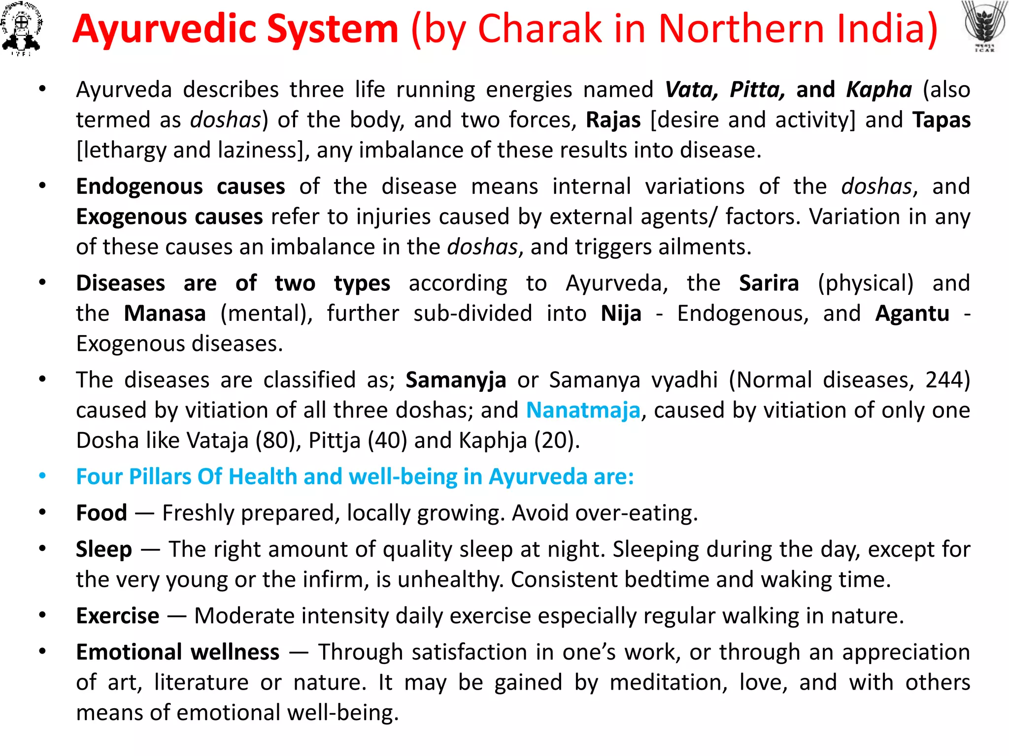 Causes of Disease and Preserving Health in Different systems of ...