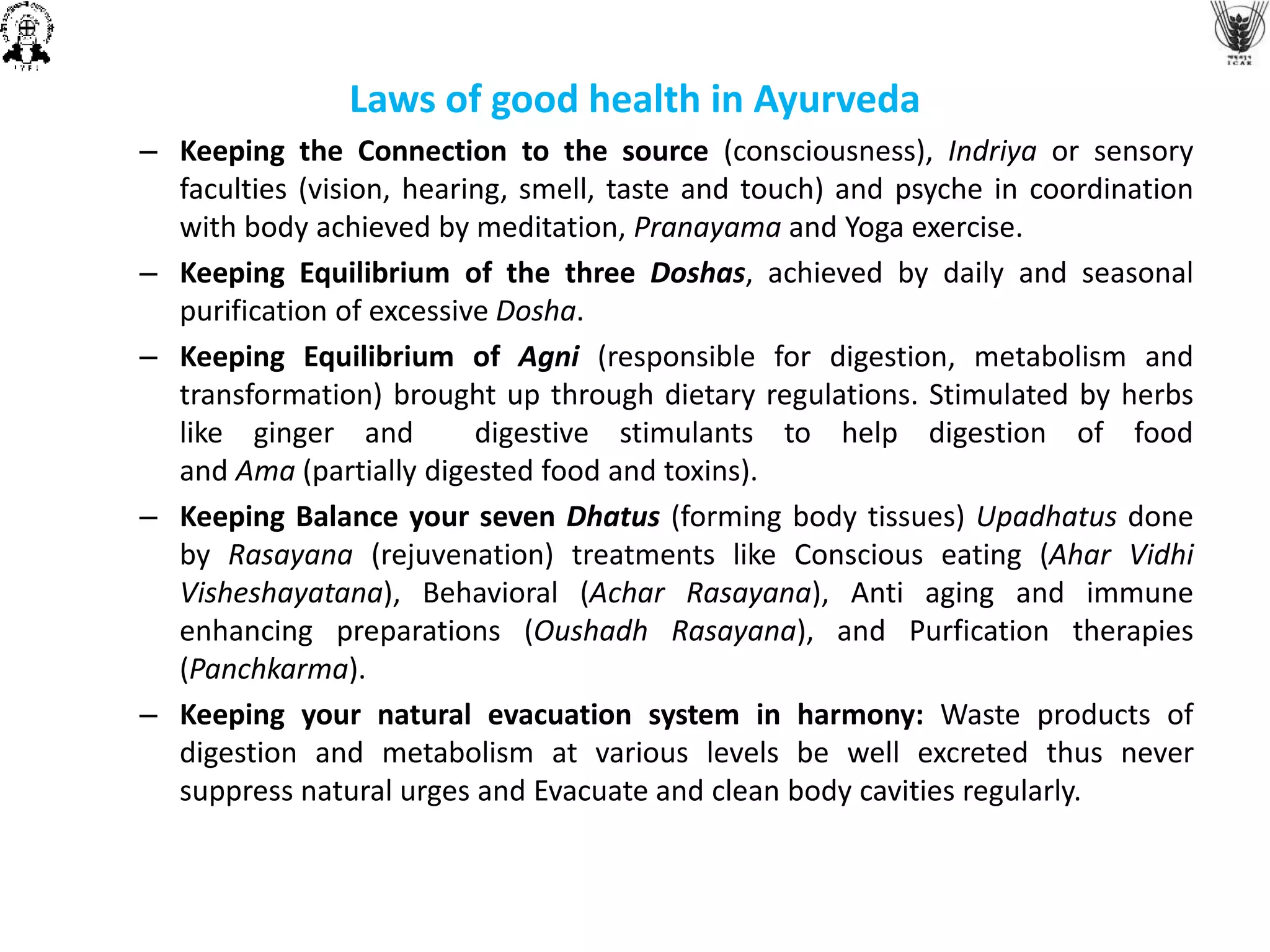 Causes of Disease and Preserving Health in Different systems of ...