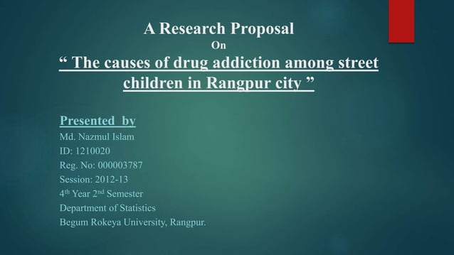 Causes of drug addiction | PPT