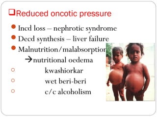Causes of edema | PPT