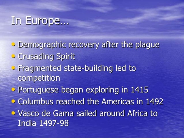 Causes of european expansion