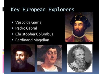 Causes of european exploration | PPTX