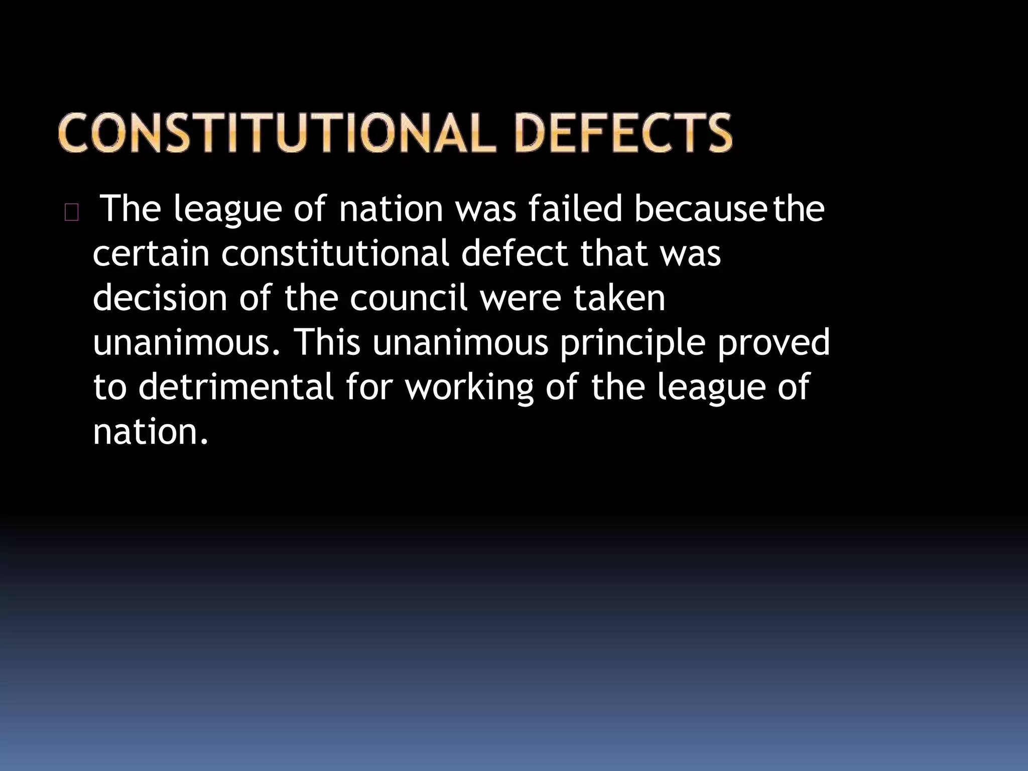 Causes of failure of league of nation | PPTX