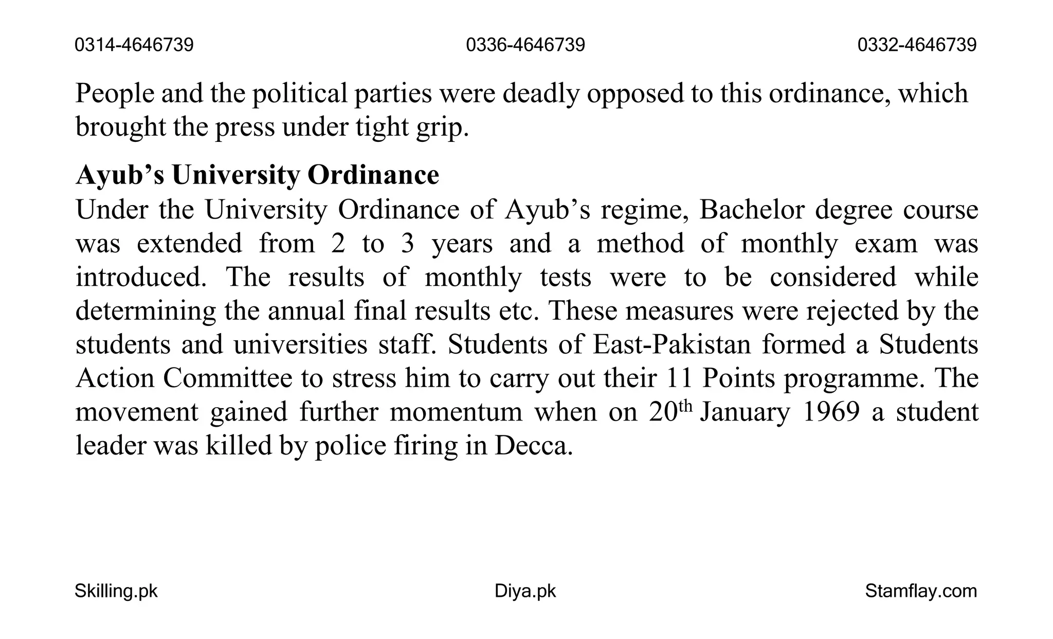 Causes of Failure of Muhammad Ayub Khan Regime.pptx