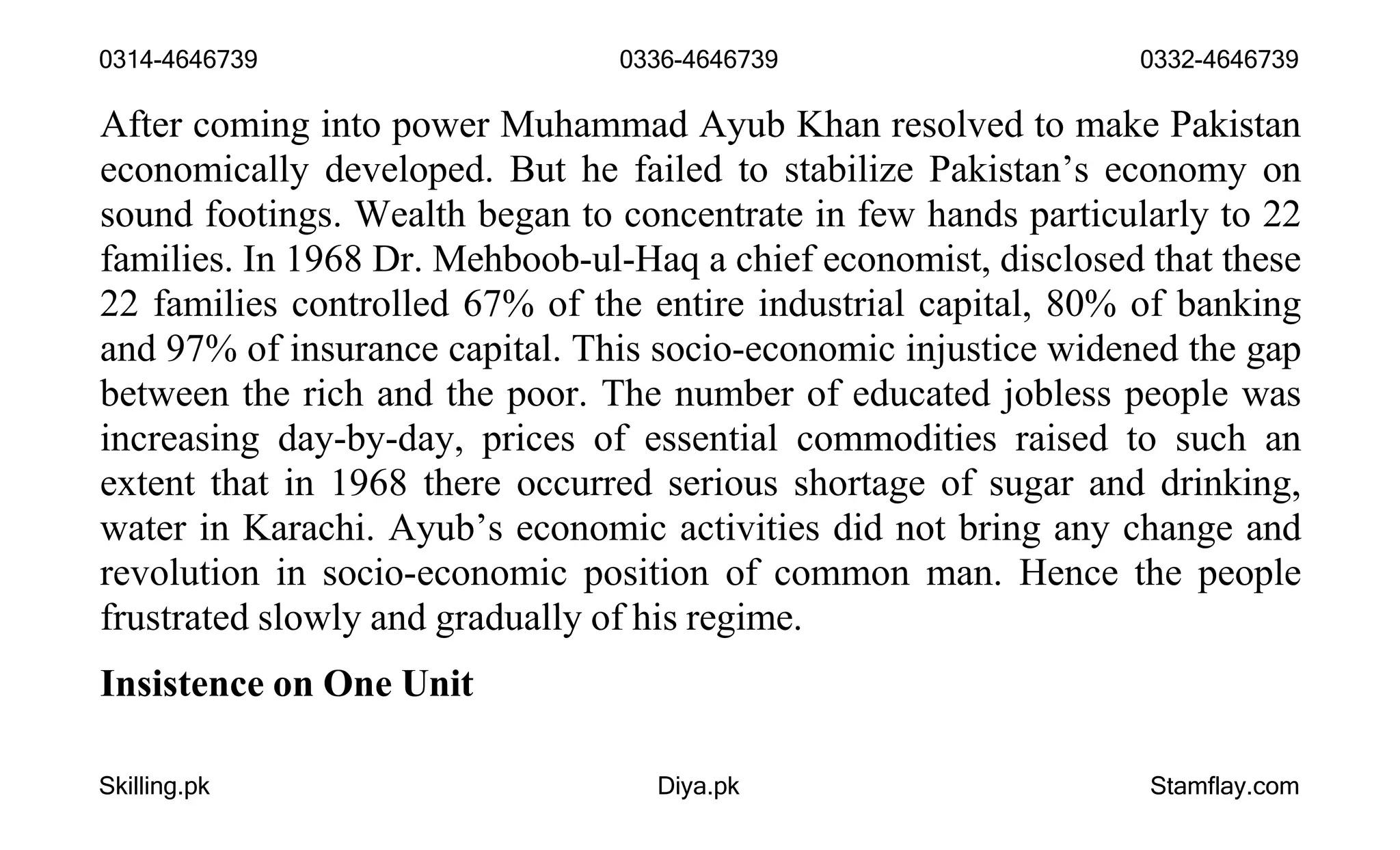 Causes of Failure of Muhammad Ayub Khan Regime.pptx