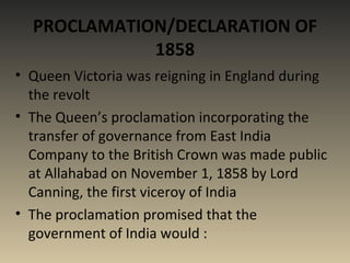 Causes of failure: The war of independence 1857 | PPT