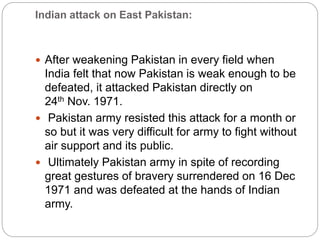 Causes of fall of dhaka | PPTX
