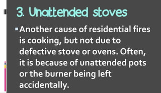 Causes of fire | PPTX