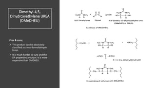 Formaldehyde free finishing (WRINKLE FREE FINISHING ON TEXTILES) | PPTX