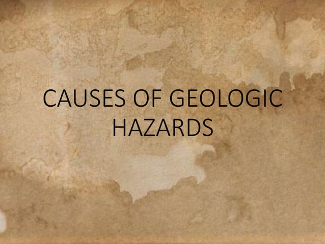CAUSES OF GEOLO-WPS Office. powerpoint presentation | PPTX