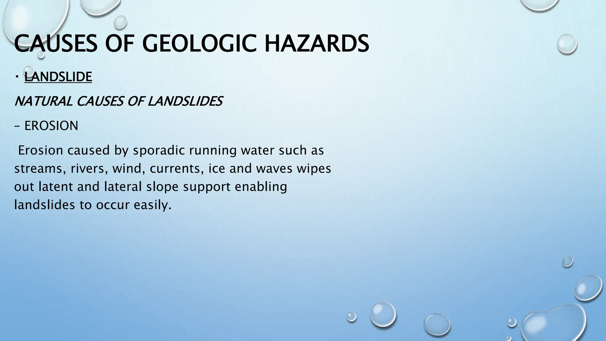 causes of geological hazards_powerpoint presentation | PPTX