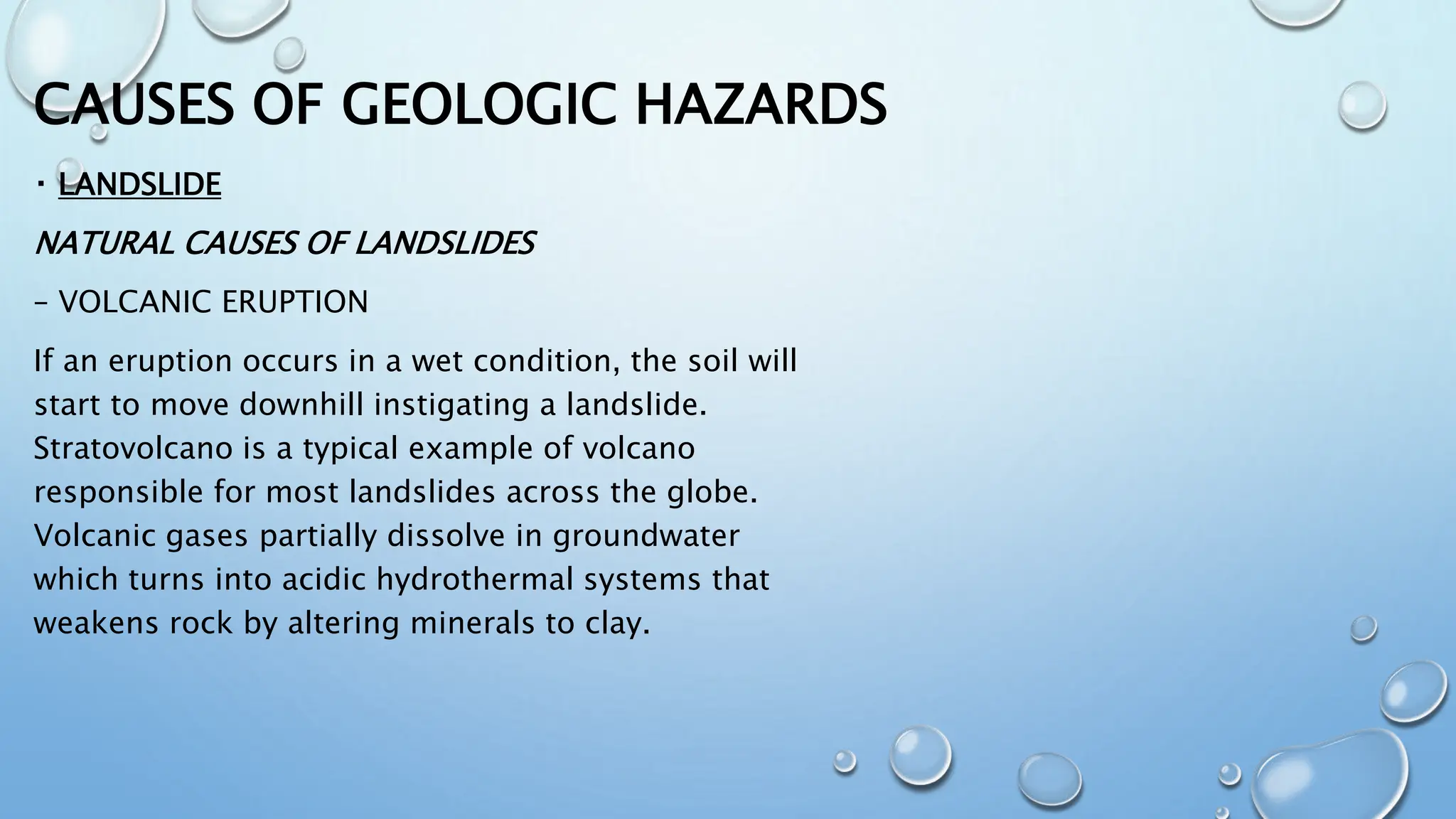 causes of geological hazards_powerpoint presentation | PPTX
