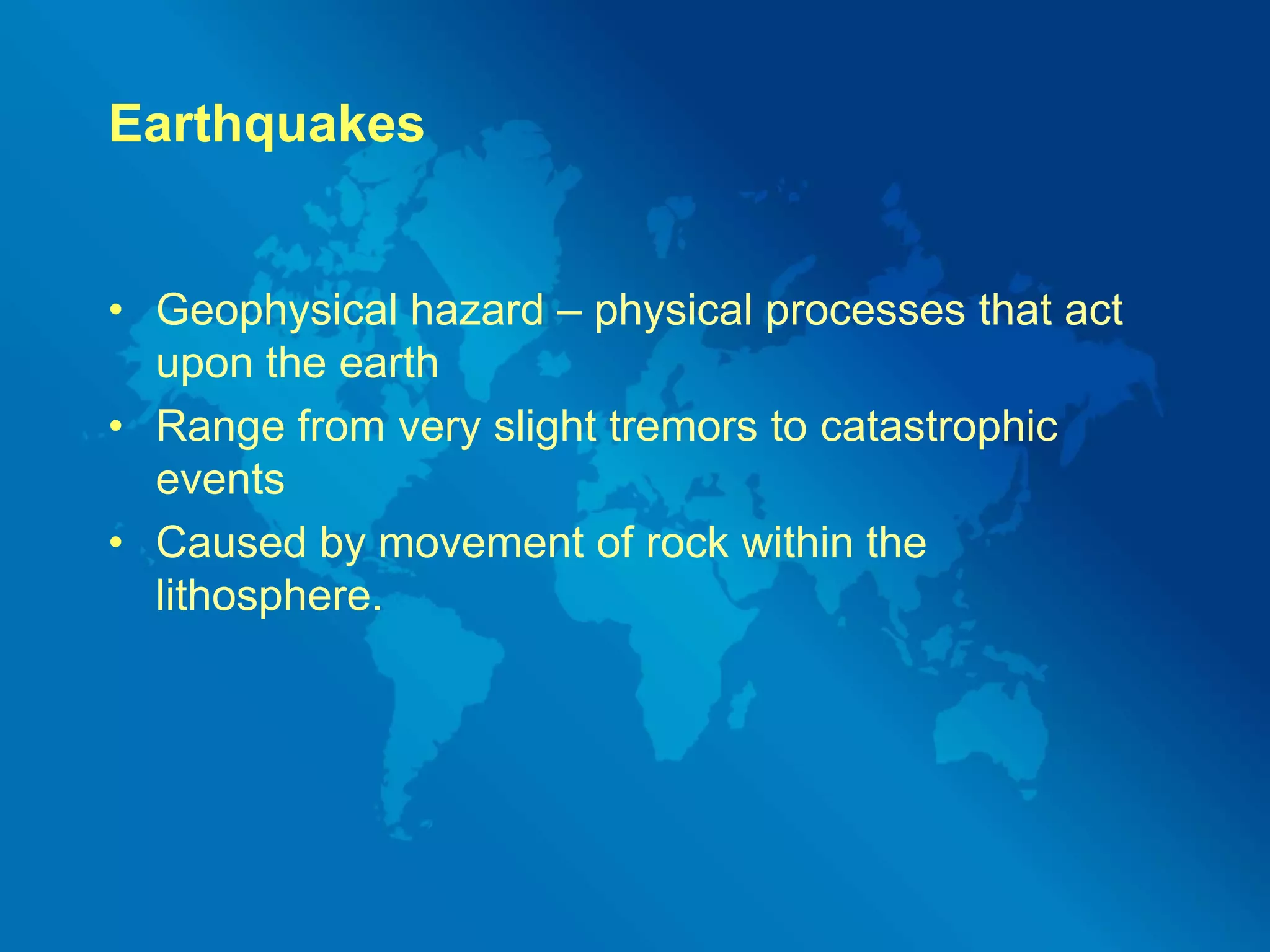 Causes Of Global Hazards | PPTX | Geology | Science