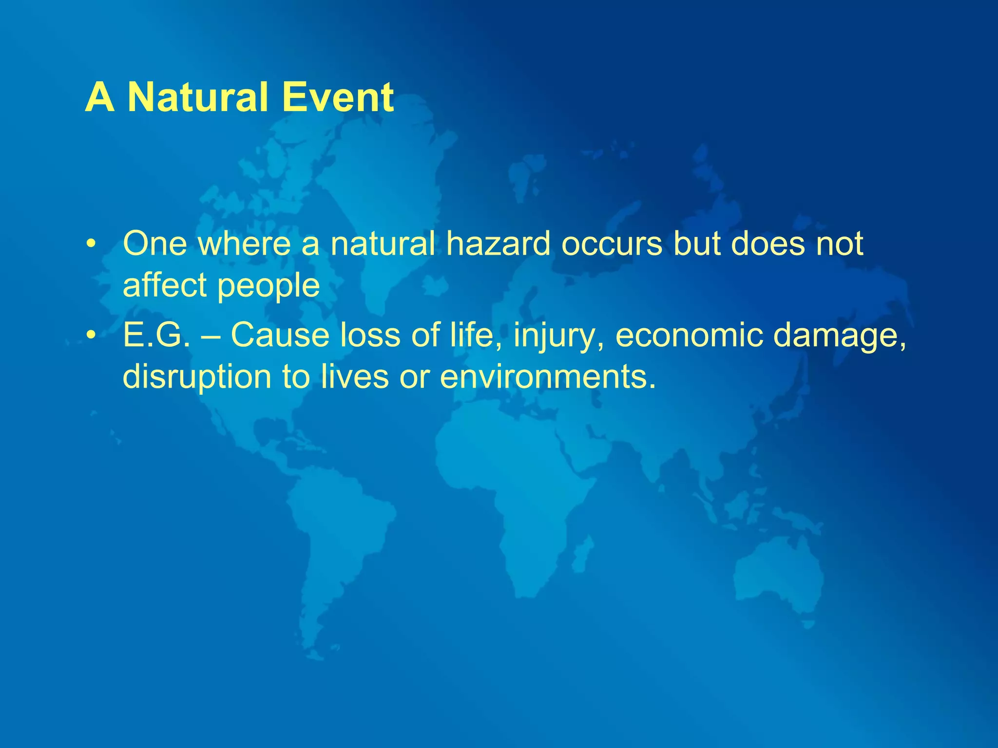 Causes Of Global Hazards | PPTX | Geology | Science
