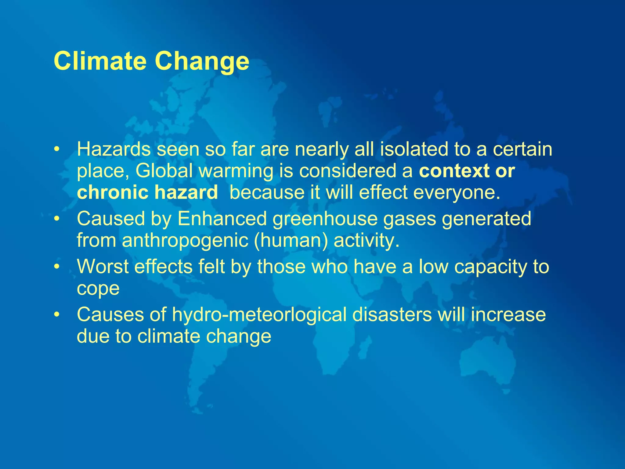 Causes Of Global Hazards | PPTX | Geology | Science