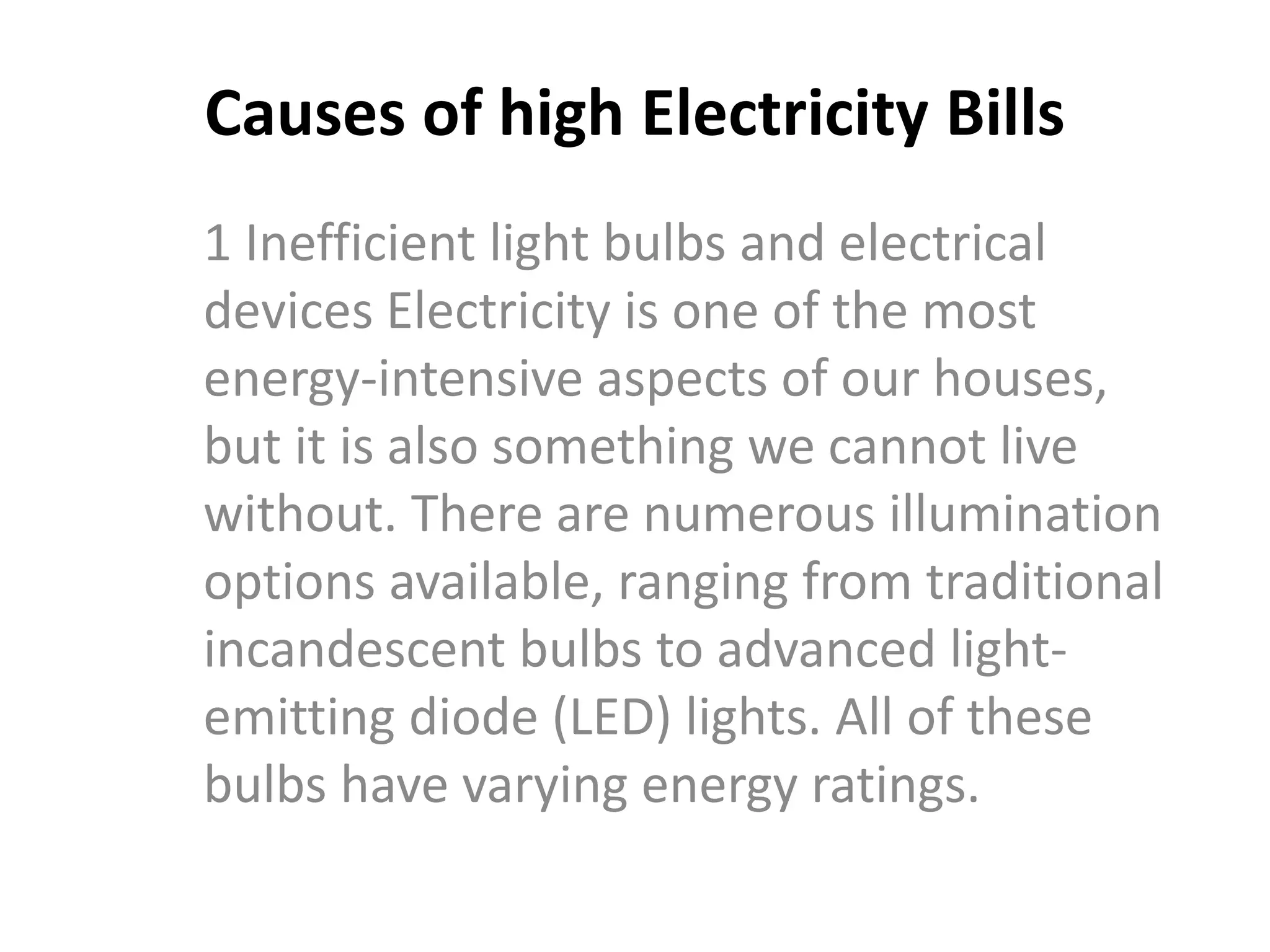 Causes of high Electricity Bills.pptx