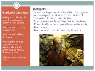 Causes of hoarding | PPTX