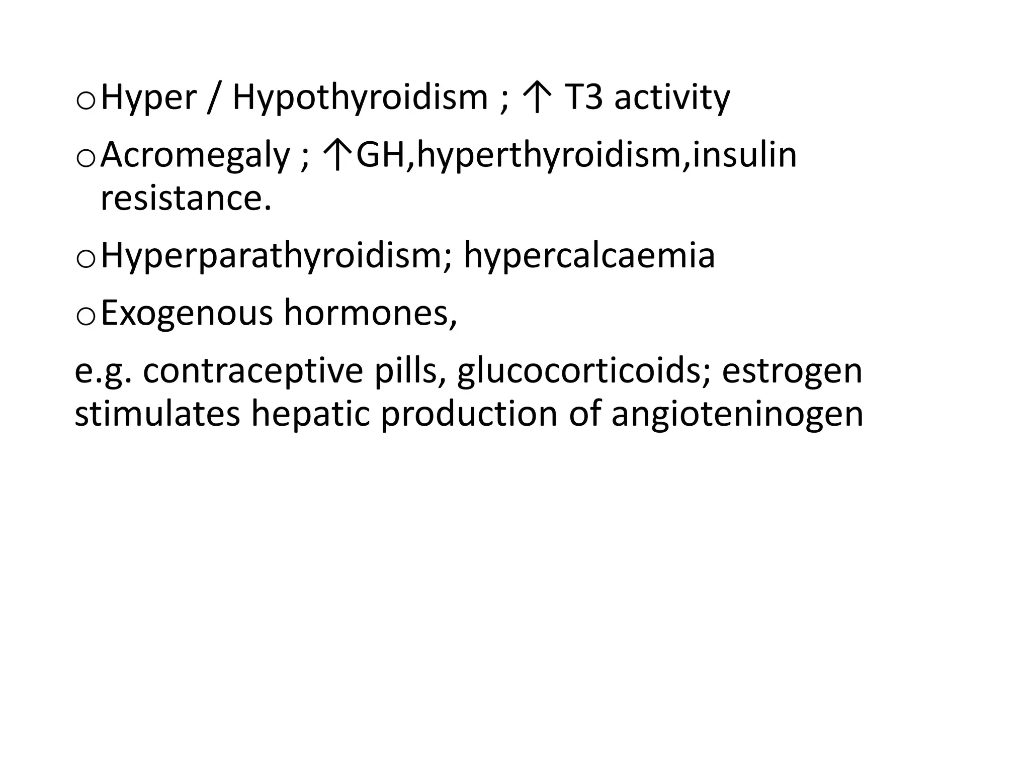 Causes of hypertension | PPTX